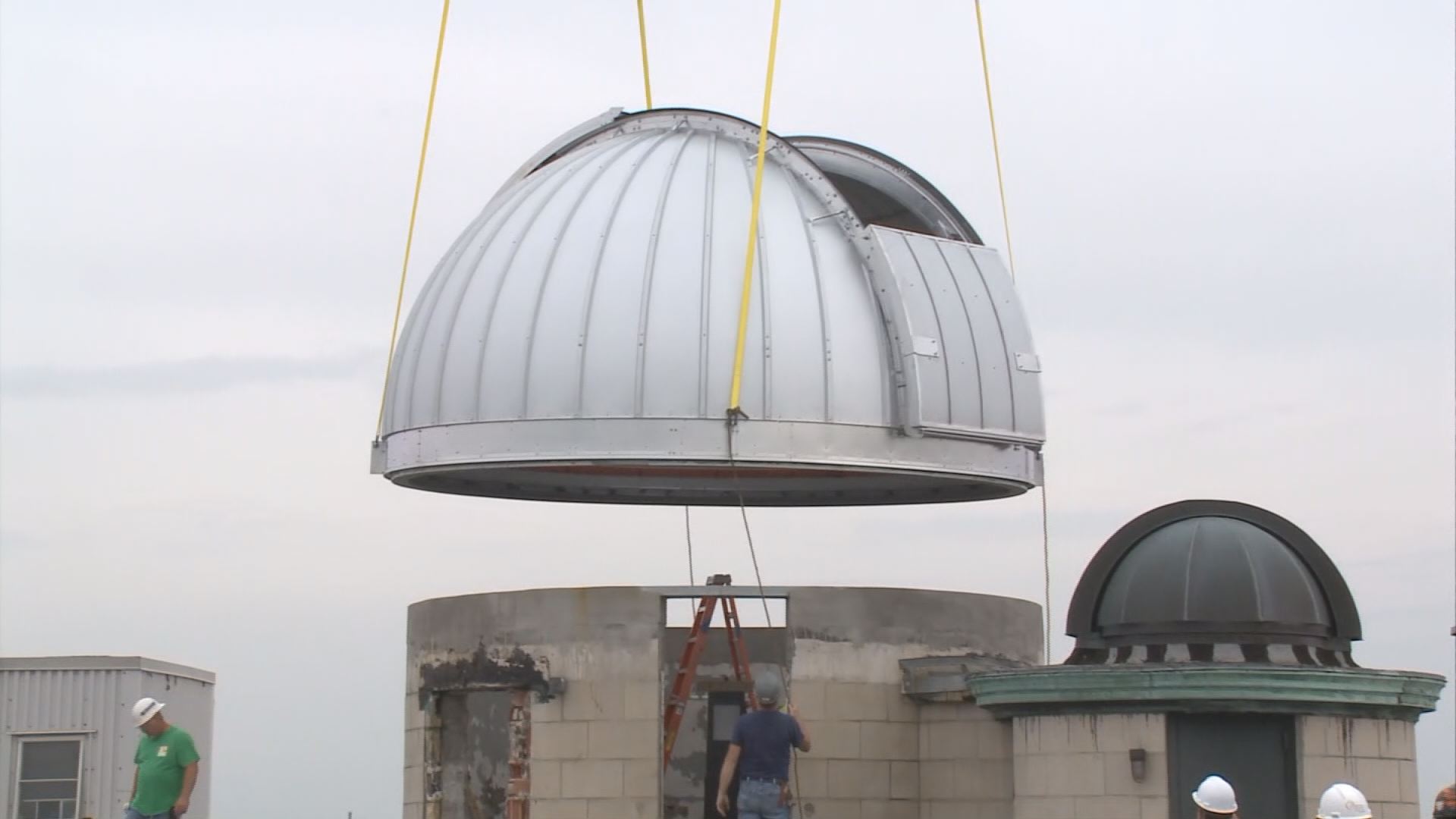Wgrz New Dome Placed On Top Science Museum wgrz-new-dome-placed-on-top-science-museum