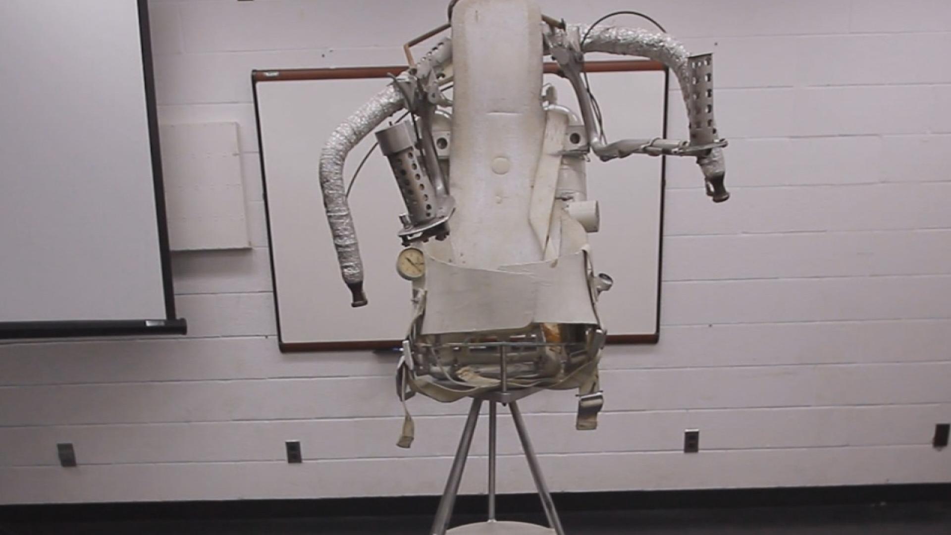 Historic Rocket Belt in University at Buffalo Classroom | wgrz.com