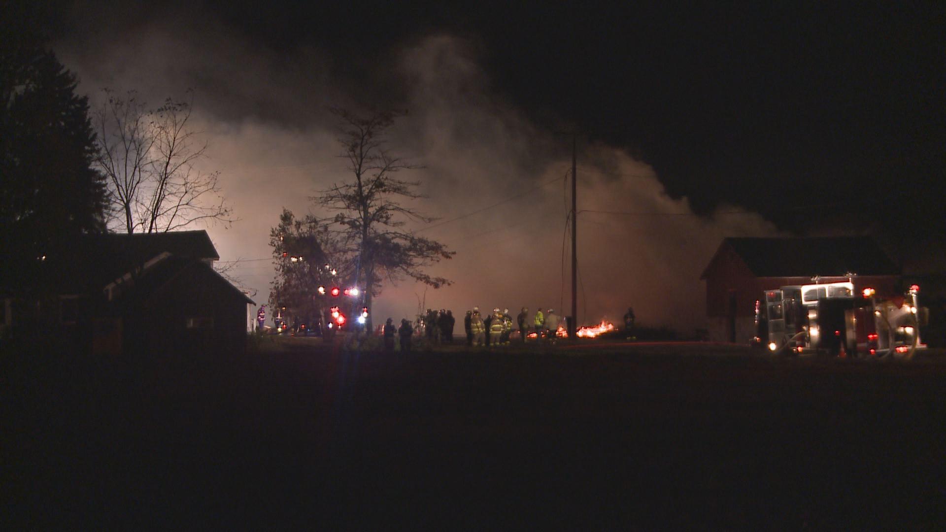 Large Newstead barn fire under investigation | wgrz.com
