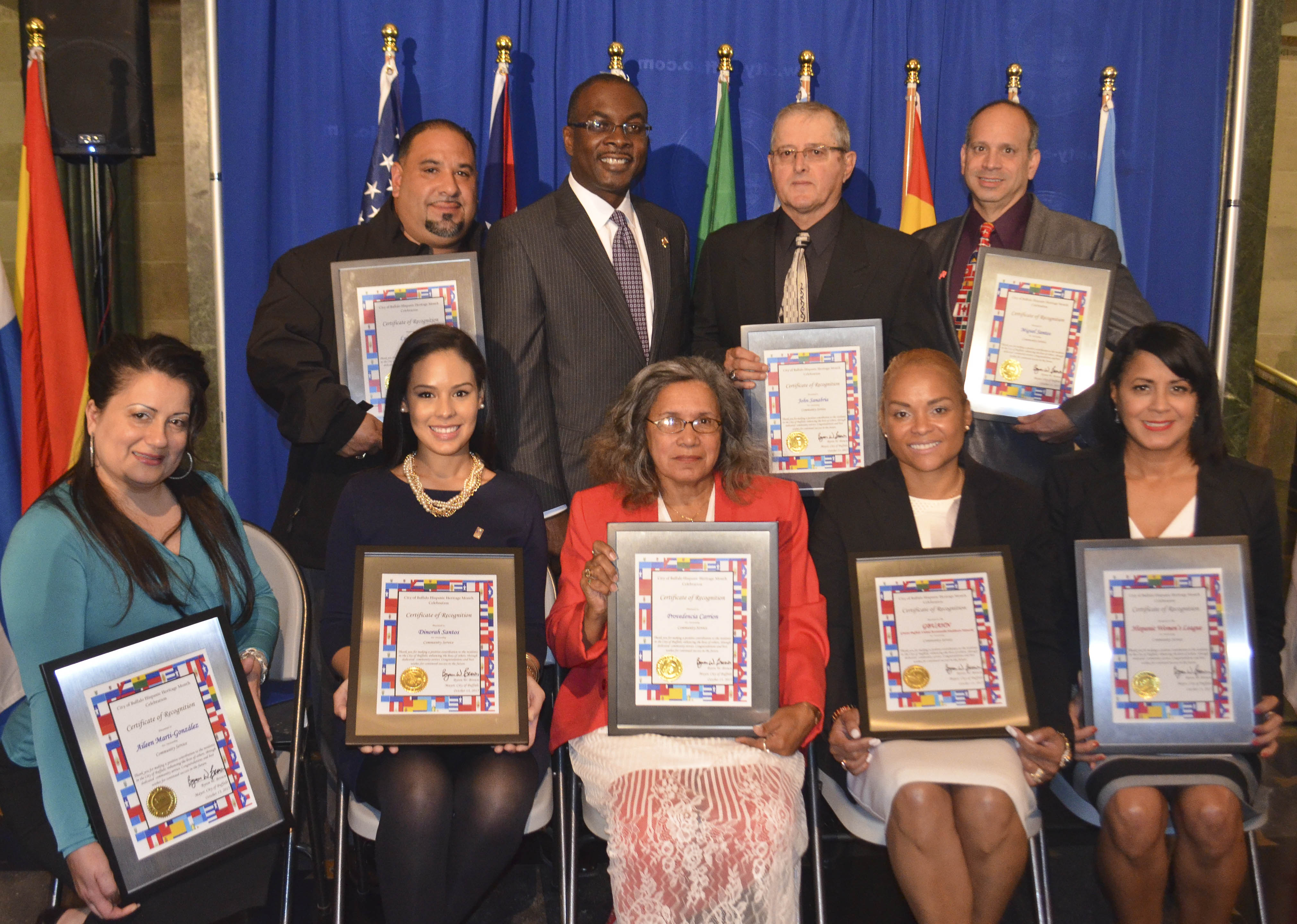 Mayor Brown honors Hispanic community at Award Ceremony | wgrz.com