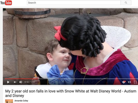 Snow White, boy with autism share sweet moment | 11alive.com