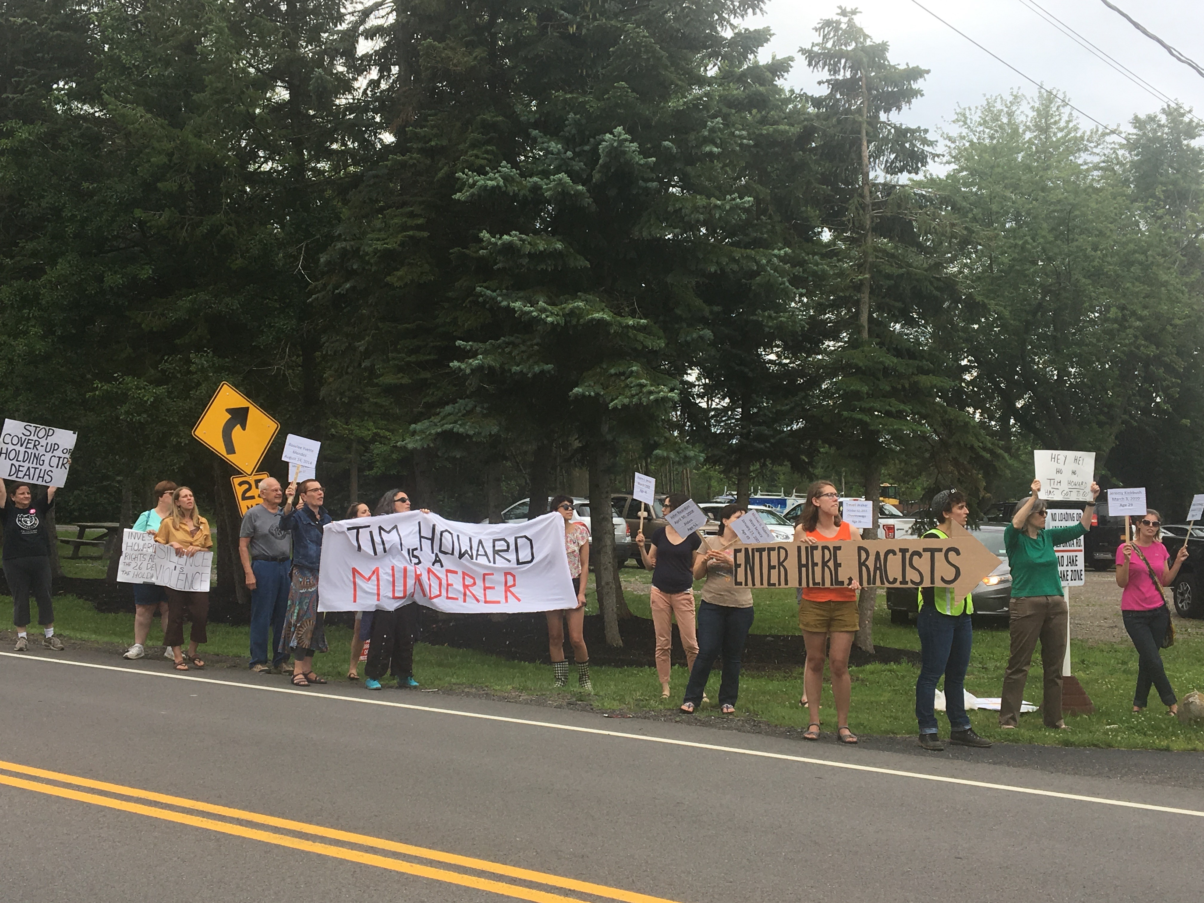 Six protesters arrested at Sheriff Howard event | wgrz.com
